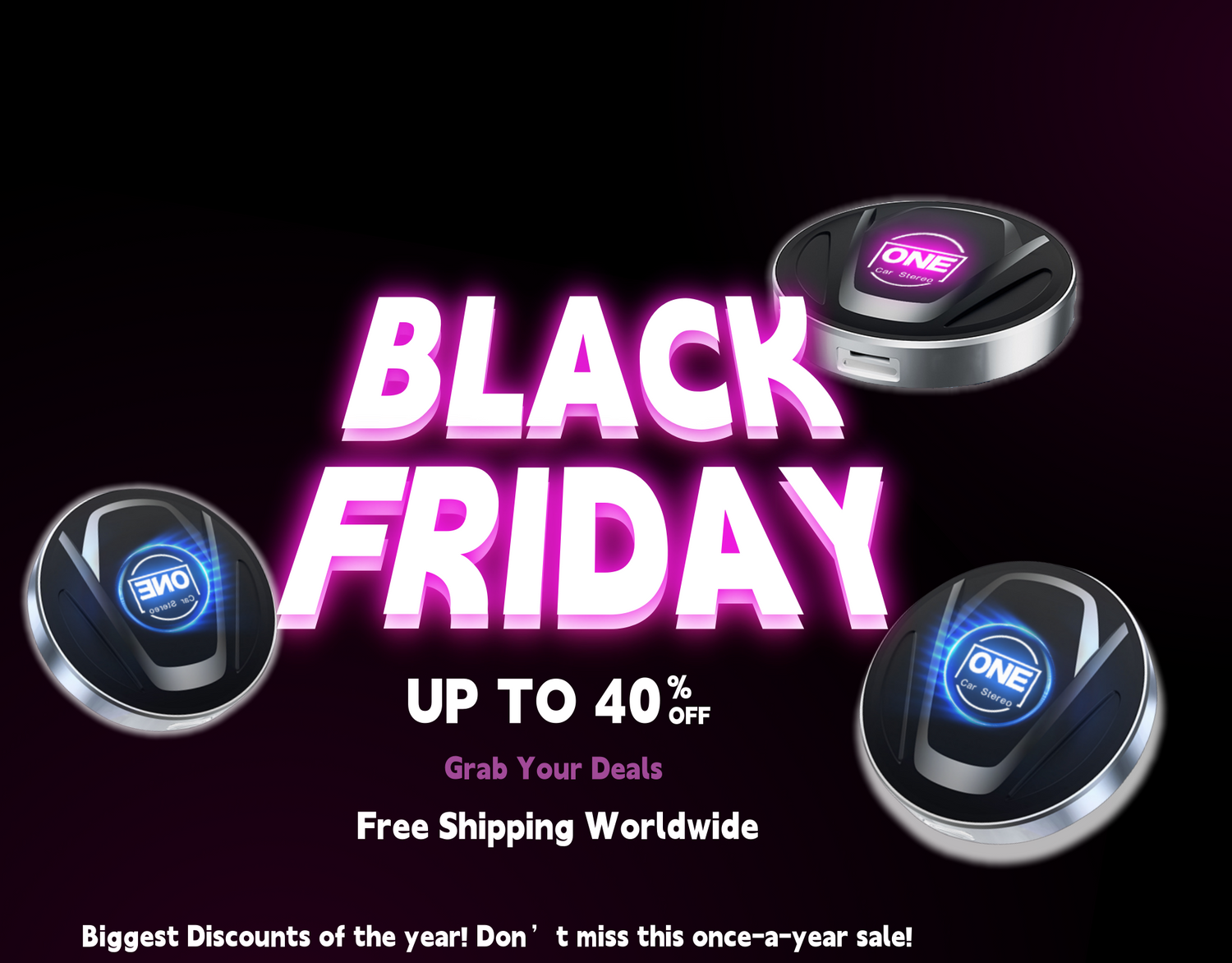 OneCarStereo's Black Friday Blowout: Save Up to 71% + Extra 5% for a L ...