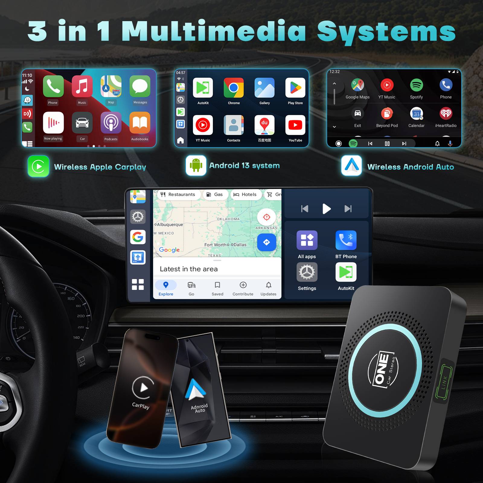 AI Box for Cars: CarPlay XE – Stream, Mirror, Drive Wireless – One Car ...